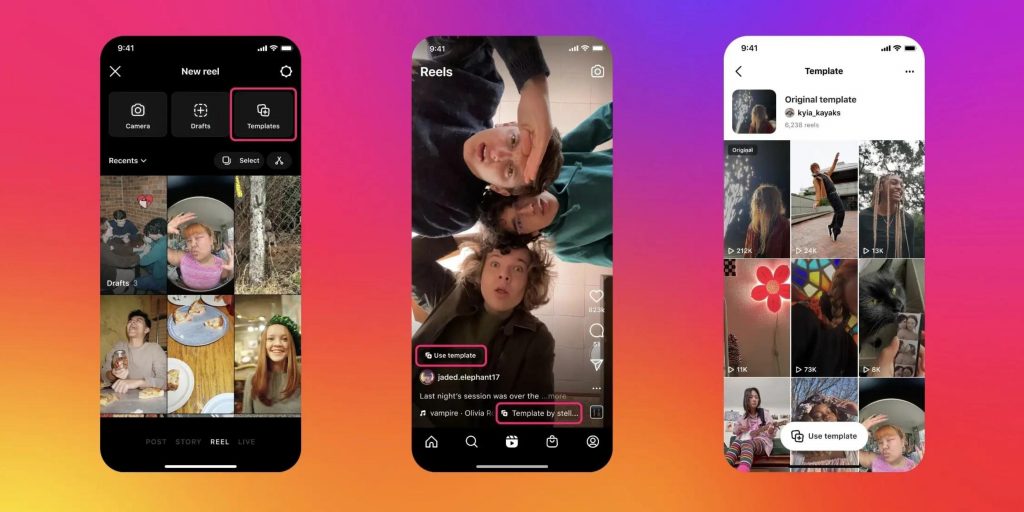 How to Use Templates for Instagram Reels